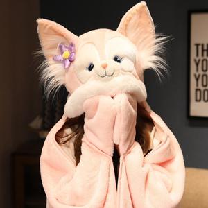 Jual Kawaii Cartoon Linabell Fox Head Doll Gloves Soft Wrap - Kota ...