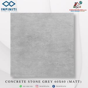 Jual Granit Lantai Infiniti 60x60 Concrete Stone Grey Matt Satin Kasar ...