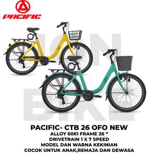 Jual Sepeda City Bike 26 Pacific OFO Alloy Mini Classic Commuter ...