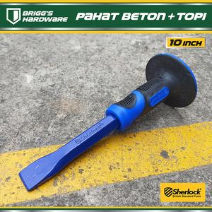 Jual Pahat Batu Beton Topi Cold Chisel Sherlock Betel Baja 10 inch ...