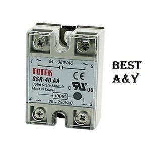 Jual SSR-40AA Solid State Relay 40Ampere AC control AC Single Phase ...