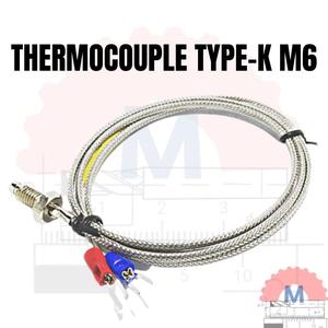 Promo Probe Sensor Termokopel Type K M6 Pengukur suhu Thermo couple ...