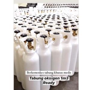 Jual Tabung oksigen O2 1 m3 + isi Oxygen Oxigen 1m3 (satu meter kubik ...