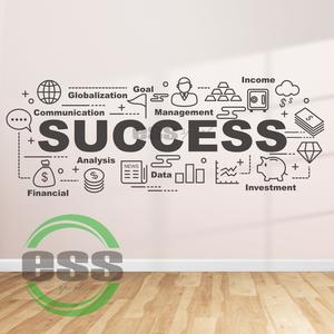 Jual Stiker Dinding Quotes Motivasi Kantor Office Sukses Wall Sticker ...