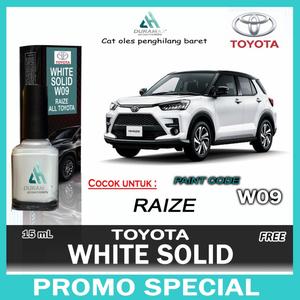 Jual Cat Oles White Solid W09 Toyota Raize Putih- ALL TOYOTA - WHITE ...