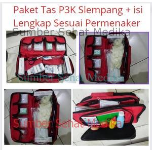 Jual Paket P3K Tas Emergency Slempang dengan Isi P3k K3 KKK First Aid ...
