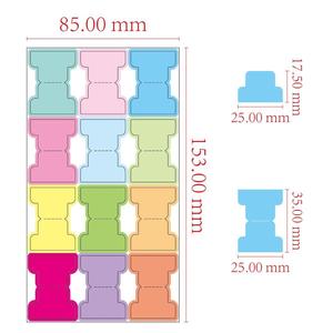 Jual XI295 Jestine Stiker Label Indeks Buku Catatan Bisa Ditulis Untuk ...