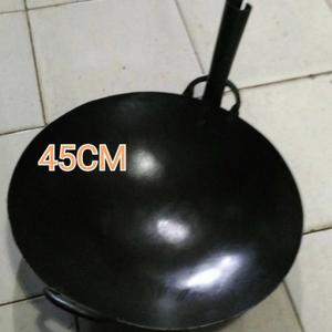 Jual wajan plat baja ukuran 45cm tebal untuk nasgor dan seafood DLL ...