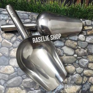 Jual Sekop Gula Skop Beras Sendok Es Ukuran Besar Stainless [Populer ...
