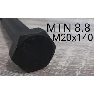 Jual Baut Baja Hitam MTN 8.8 ukuran M20 x 140 Hexagonal - 1PCS HEXAGON BOLT - Kota Semarang ...