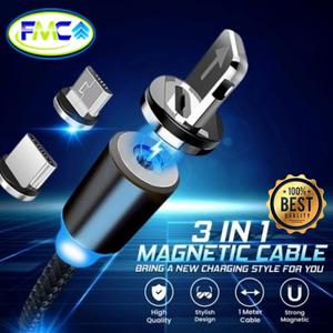 Jual Kabel Data Magnetic Micro USB Type C Fast Charging Data Cable ...