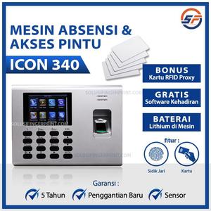 Jual Mesin Absen Icon 340 Sidik Jari Kartu Rfid Dan Support Akses ...
