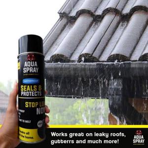 Jual AQUA SPRAY - atap anti bocor rubber sealant spray 500ml - Kota ...