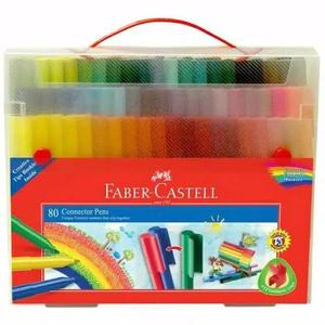Jual TMG CONNECTOR PEN 80 WARNA FABER CASTELL GIFT SET / SPIDOL ...