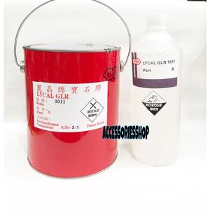 Jual Resin Lycal 1011 resin Bening Keras 1 Set Kaleng 4kg Kerajinan ...