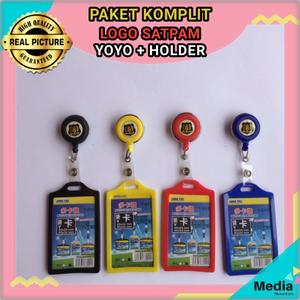 Jual Satpam Yoyo Id Card Holder Security Name Tag Paket Lengkap - Kab ...