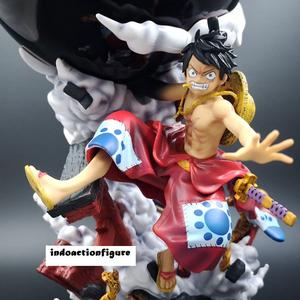 Jual Action figure One Piece monkey D. Luffy gear 3 G3 wano kuni statue ...