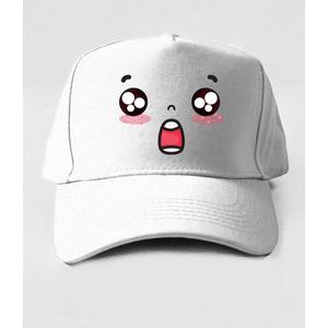 Jual Topi Baseball Premium CAMOE Shocked Face Emoji Muka Kaget - Abu ...