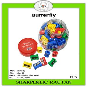 Jual BUTTERFLY - Rautan Pensil Mini Sharpener BA 50 - Pcs - Jakarta ...