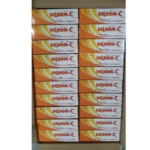 Jual Selkom-C selcom Vitamin C dan B 1 box isi 100 kapsul Selcom C ...