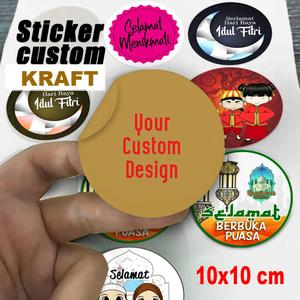 Jual Stiker Label KRAFT COKLAT LOGO | D: 10 cm - Jakarta Barat - Aneka ...