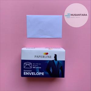 Jual New Amplop Banker Putih Polos Paperline Mini / Amplop Paperline ...