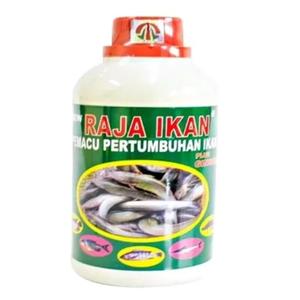 Jual Raja Ikan 250 ml Vitamin Pertumbuhan Obat Ikan Mas Nila Patin Lele ...