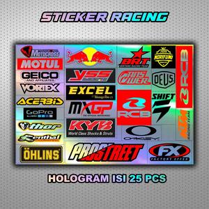 Jual Sticker Pack Racing Sticker Hologram Stiker Motor - Hologram Vol.1 ...