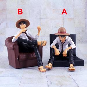 Jual SAND86 - One Piece Monkey D Luffy Sitting Sofa Anime Action Figure ...