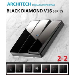 Jual ARCHITECH V16 DIAMOND Black Lampu Stop kontak Saklar NEW ...