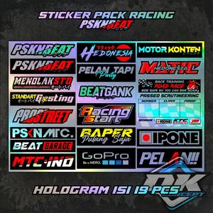 Jual Sticker Pack Racing Sticker Motor Pasukan BEAT/ VARIO/ SCOOPY ...