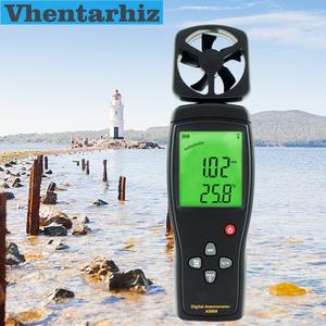 Jual Anemometer Digital Pengukur Kecepatan Angin Dengan Termometer ...