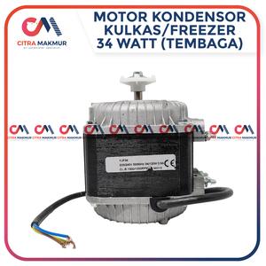 Jual Motor Kondensor 34 Watt Kulkas Showcase Freezer Fan Dinamo Kipas ...
