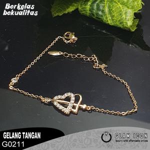 Jual Gelang Rantai drakor dabel love G0211 - 19 s/d 23 cm - Jakarta ...