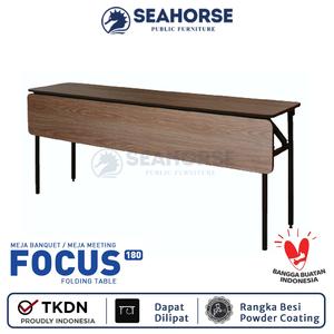 Jual NMC096- Meja Meeting Rapat Lipat Focus 180 Tutup HPL - Kota ...