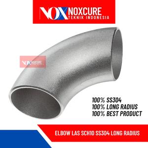 Jual Elbow Knee Stainless SS304 4" inch SCH 10 Seamless - Jakarta Barat - Noxcure Teknik ...