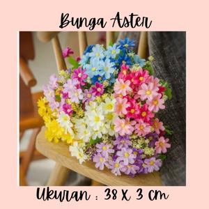Jual BUNGA ASTER KRISAN DAISY BUNGA BLOSSOM BUNGA PLASTIK BUNGA ...