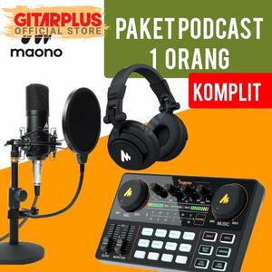 Jual PAKET PODCAST KOMPLIT 1 ORANG MAONO AM200, A03T DAN MH601 GARANSI ...