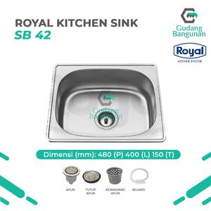 Jual KITCHEN SINK ROYAL SB 42 S BAK CUCI PIRING ORIGINAL TERMASUK AVUR ...