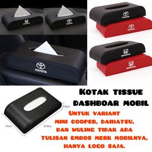 Jual Kotak Tisu Dashboard Mobil Logo Toyota Lexus Honda Wuling Premium ...