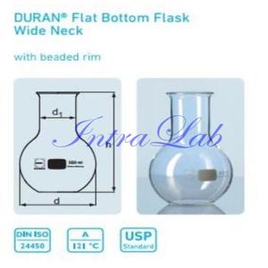 Jual Boiling Flask Flat Bottom, WN 2000mL 217316402 Duran IntraLab ...