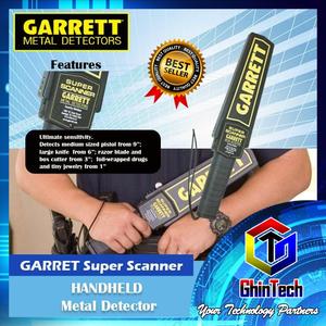 Jual GARRETT Super Scanner Security Handheld Metal Detector Deteksi ...