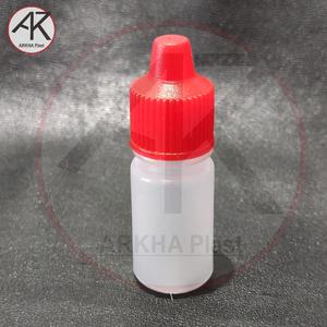 Jual CC POLOS botol tetes 5ml plastik putih natural 5 ml TUTUP MERAH ...