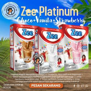 Jual Susu Zee Platinum Reguler 350g Coklat Vanila Strawberry Peninggi ...
