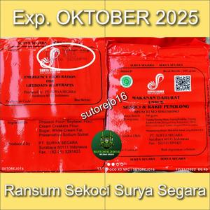 Jual Ransum Makanan Darurat Sekoci Kapal Mre Mirip Ransum Tni Enertab ...