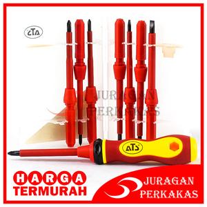 Jual ATS 8 PCS OBENG LISTRIK SET PLUS MINUS ELECTRIC INSULATED ...