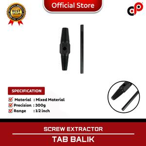 Jual Tab Balik 3/4" M35-M50 | Damaged Screw Extractor | Bolt Screw ...