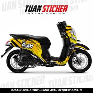 Jual Sticker Striping Decal Scoopy New stiker scoopy Y Abs custom ...