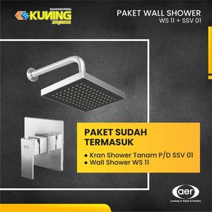 Jual Viral AER Bundling Kran Tanam Shower Panas Dingin SSV 01 + Wall Shower - Kota Surabaya ...