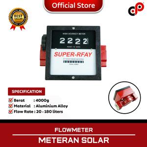 Jual Meteran Solar | Flow Meter | 1.5" inch | 4 Digits | - Jakarta ...